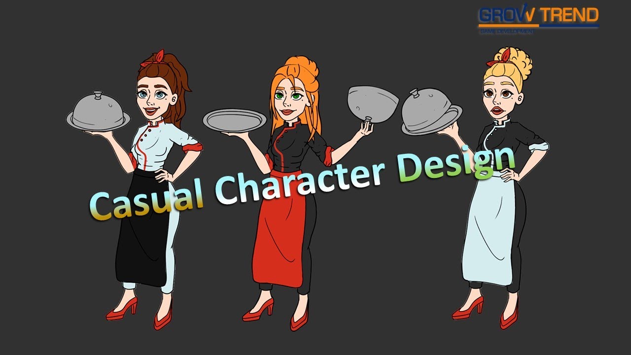 Casual Character Design || Grow Trend - YouTube