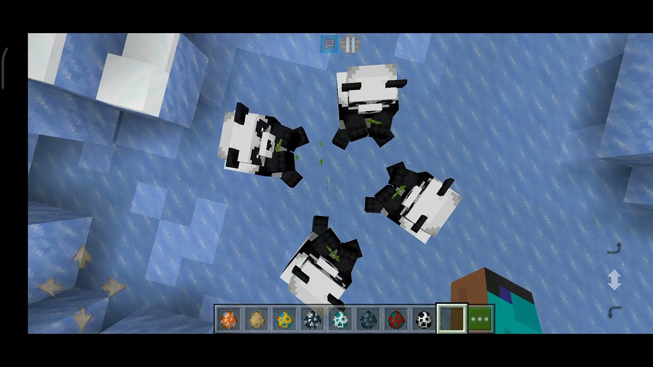 Minecraft Panda Eating Bamboo - YouTube