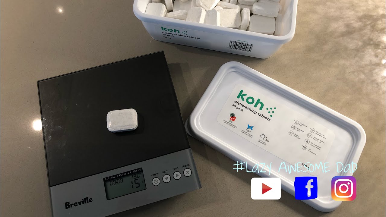 Unboxing and testing KOH new dishwasher tablet EkoWorx KOH - Does it ...