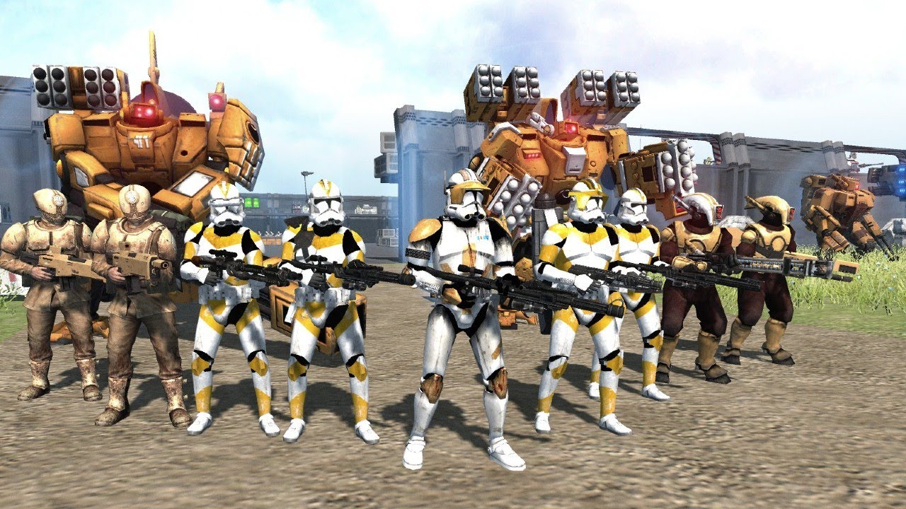 Clones & Tau vs Galactic Empire & Imperium of Man - Cinematic Battle ...