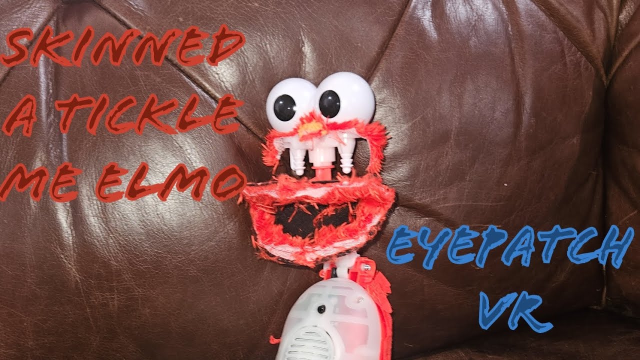 skinned a tickle me elmo 😱💀🤖 p.s. choose characters in the Comments ...