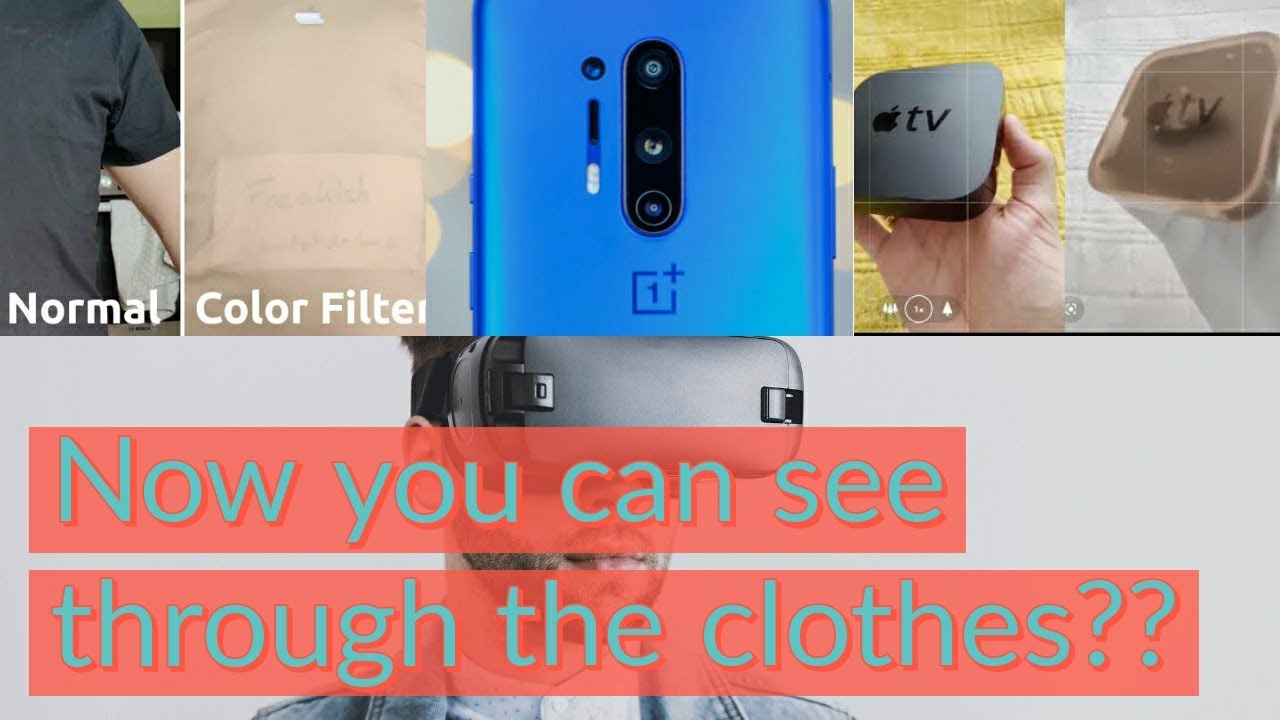 The camera which can see through your clothes!? _ New tech update by ...