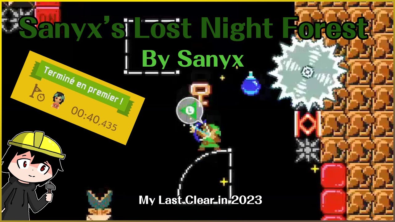 [Clear Video SMM2] Sanyx's Lost Night Forest by Sanyx (First Clear ...
