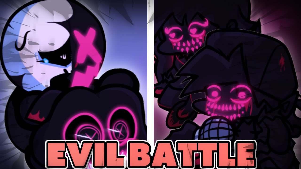 FRIDAY NIGHT FUNKIN' mod EVIL BOYFRIEND vs Corrupted SKID (SPOOKY ...