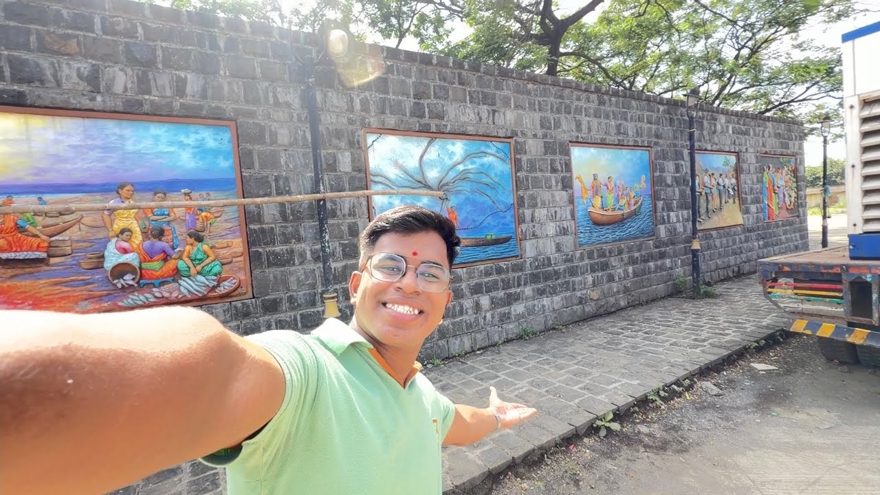 Amazing Street Wall Painting 😍 | Creative Marathi Vlog | Aapla Kartish ...