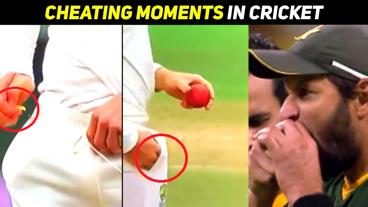 Top 5 cheating moments in cricket || Eagle cricket || Ball tampering ...
