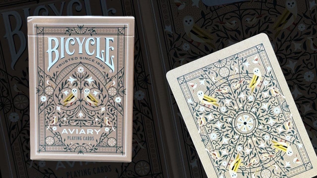 Deck Review - Bicycle Aviary Tan Playing Cards - YouTube