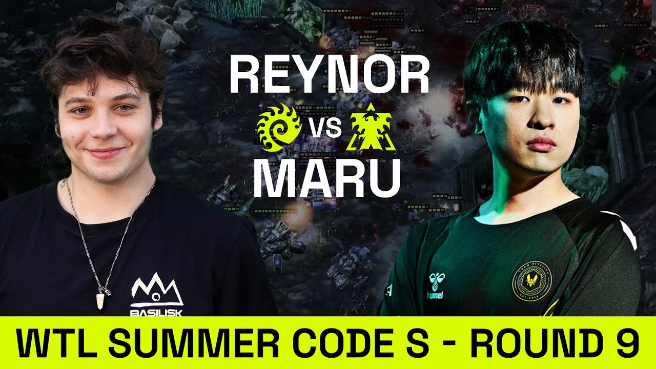 BASILISK Reynor VS Team Vitality Maru | WTL Summer Round 9 | Starcraft 2 - YouTube