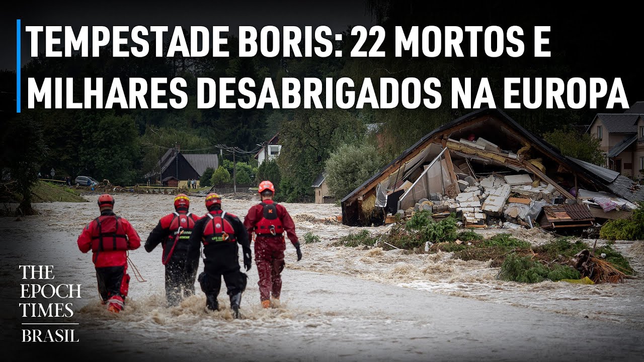 Tempestade Boris: 22 mortos e milhares desabrigados na Europa - YouTube