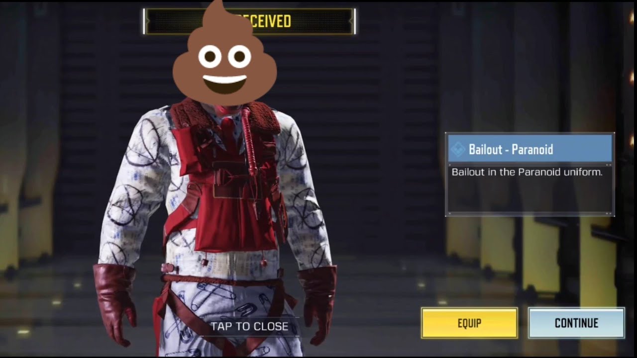 *NEW* Bailout - Paranoid Skin Call of Duty Mobile - YouTube