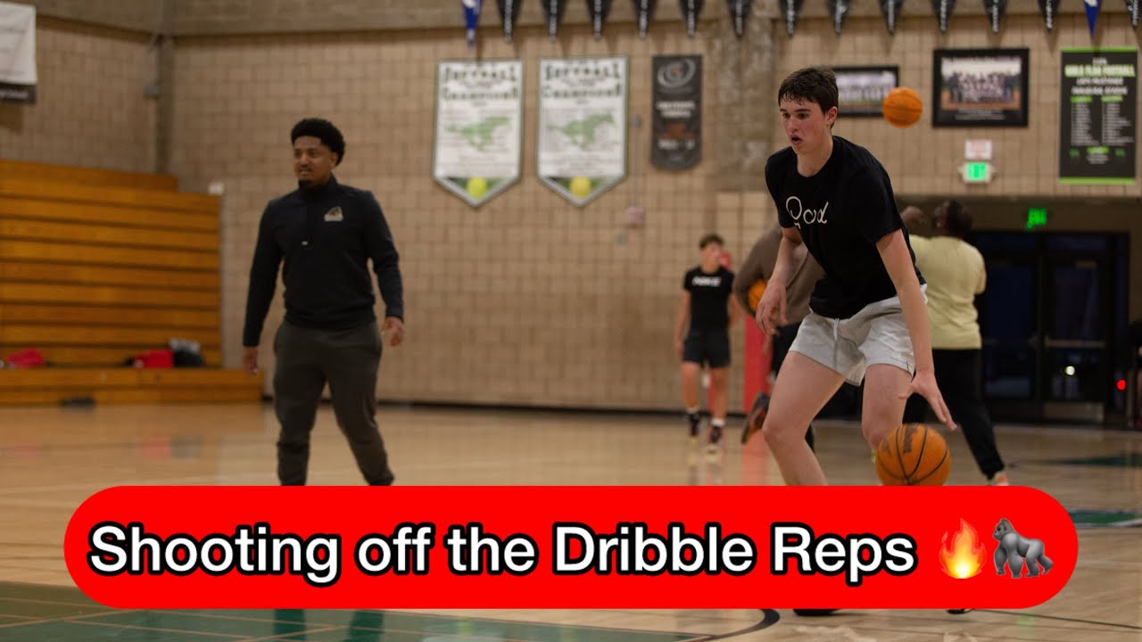 Shooting off the Dribble Reps 🔥🦍 - YouTube