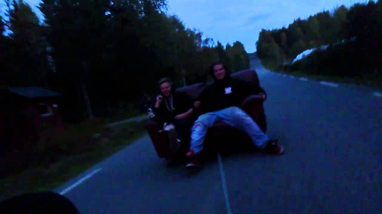 COUCH RIDING! - YouTube