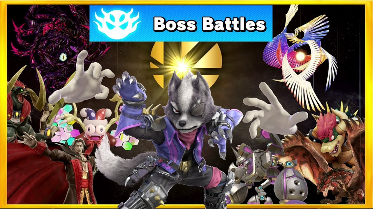 Super Smash Bros. Ultimate - Boss Battles with Wolf - YouTube