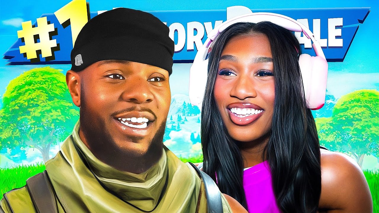 I Played Fortnite With My Girlfriend.. - YouTube