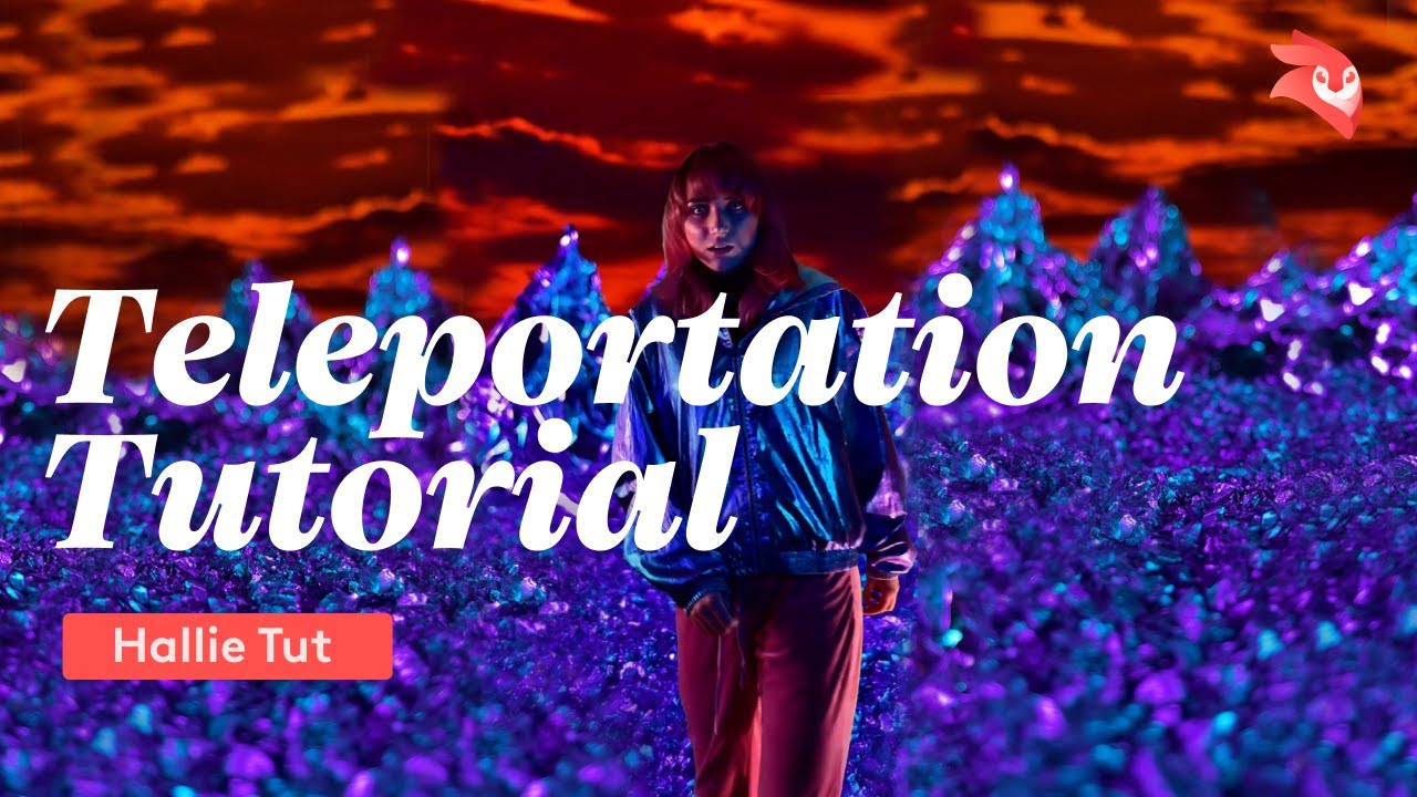 How to Teleport to new worlds | Videoleap x Hallie Tut - YouTube