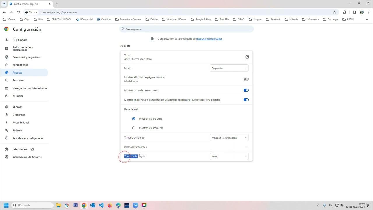 Cómo Establecer Niveles de Zoom Predeterminados en Google Chrome ...