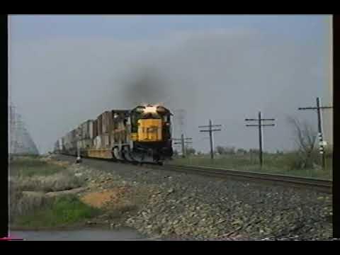 CNW 8530 near Pleasant Grove 1996 - YouTube