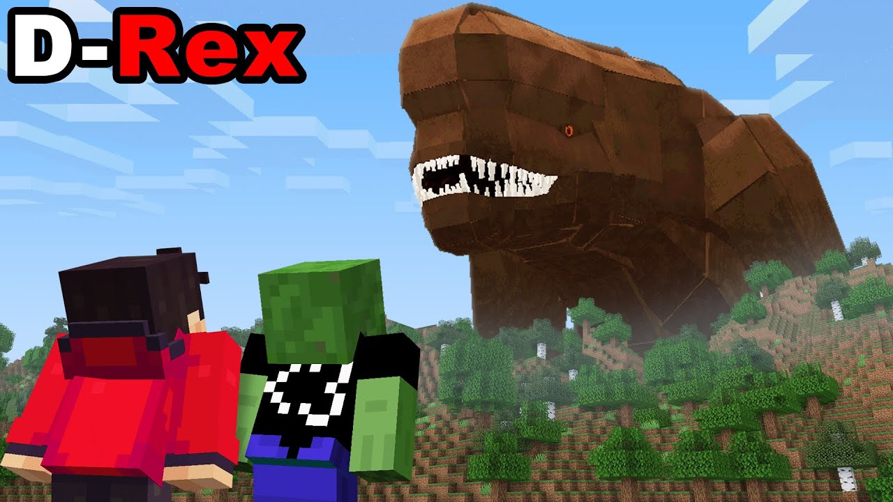 We found DISTORTUS REX in Minecraft.. - YouTube