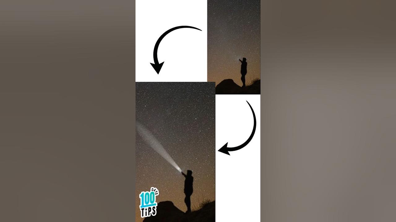 Create torch light effect in Photoshop...#tutorial #tipsandtricks #photoshop - YouTube