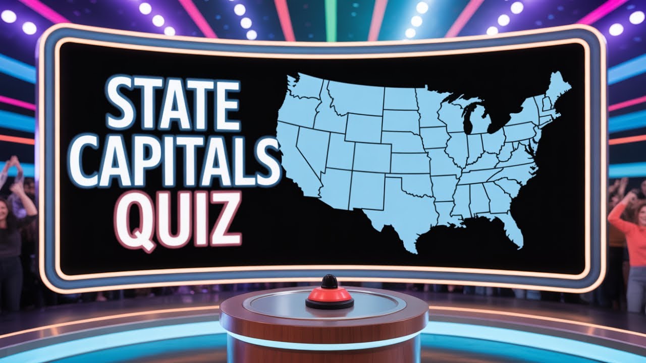 State Capitals Game Show | How Many Can You Answer? - YouTube