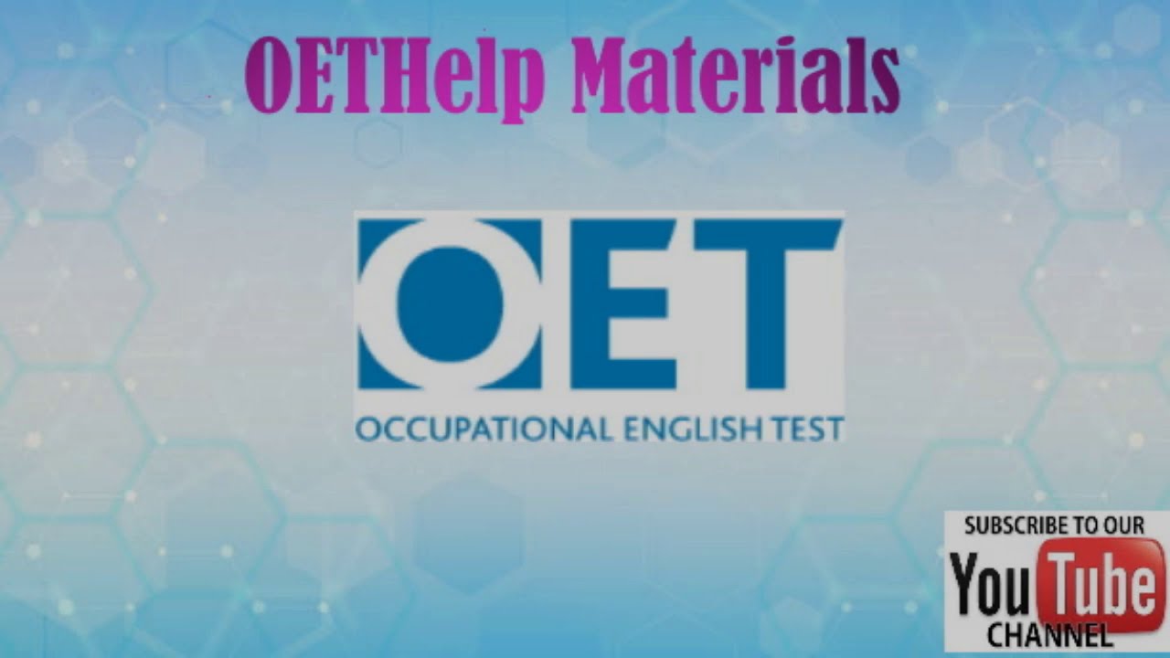 OET LISTENING SAMPLE 6 YouTube oet-listening-sample-6-youtube