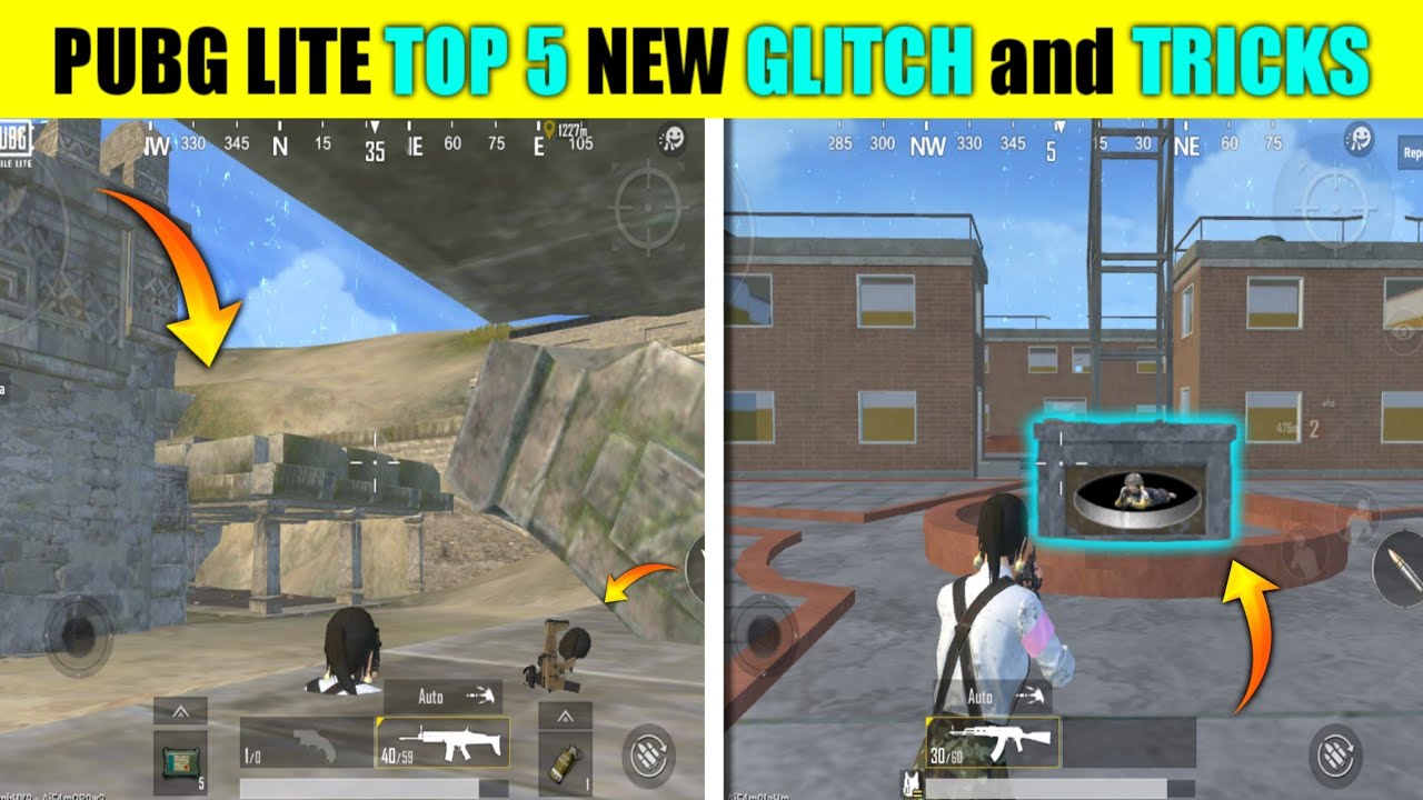 Pubg Lite Top 5 New Glitch | Pubg Lite New Tips and Tricks | Pubg Lite ...