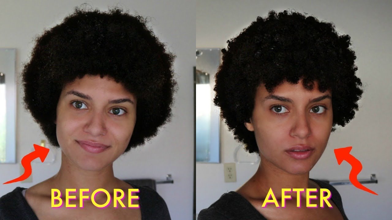 SHINGLING MY TYPE 4 HAIR FOR THE FIRST TIME - YouTube