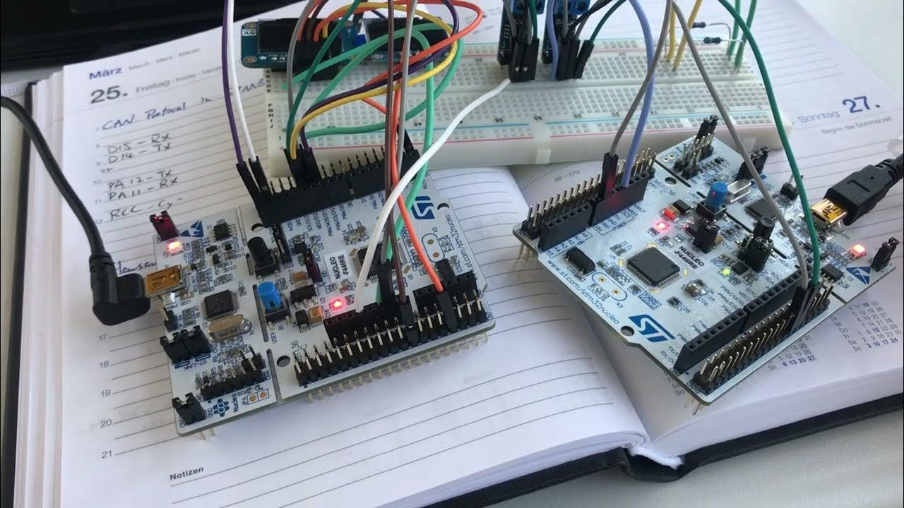 Task1 STM32 CAN Bus communication in normal mode - YouTube