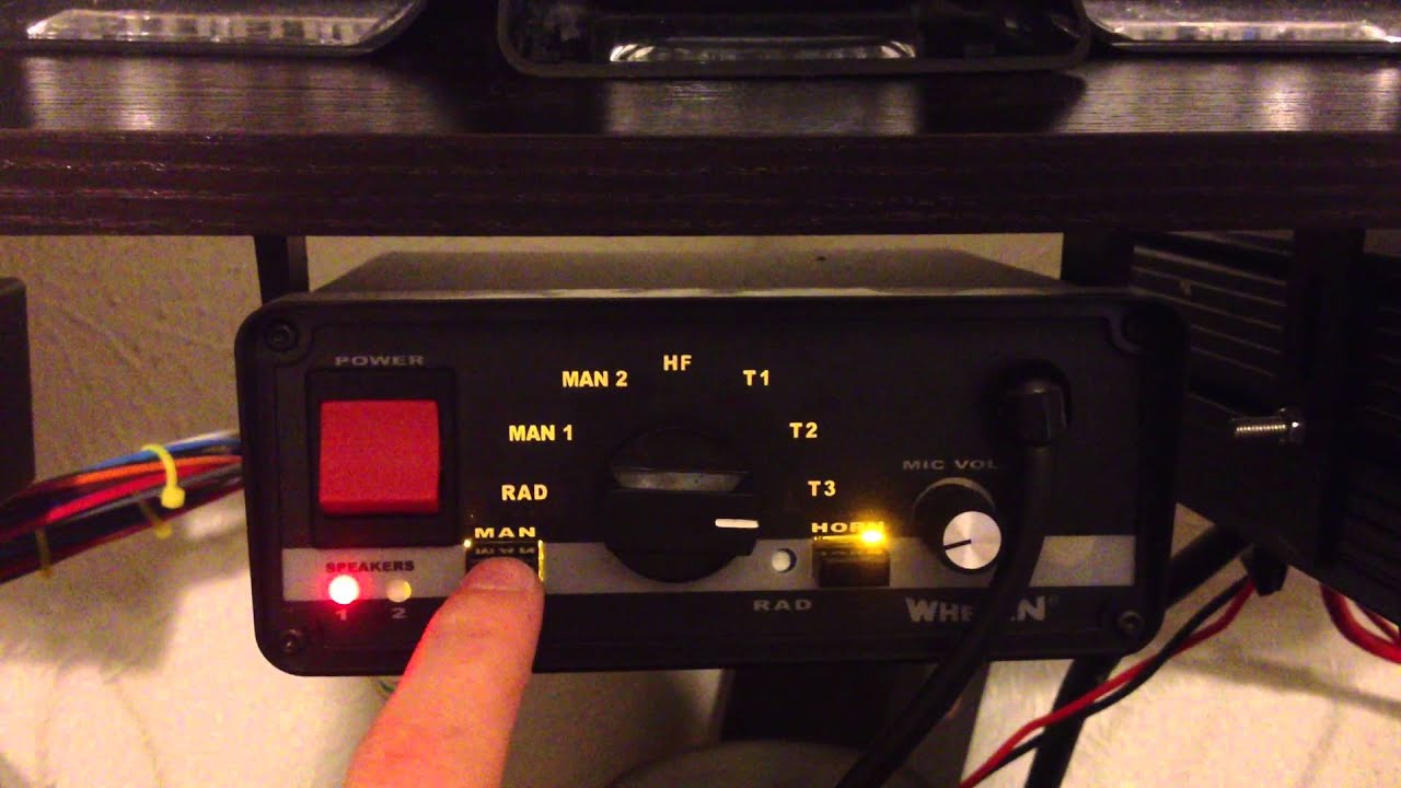 Siren TRIO - Carson, Whelen, Code 3 - YouTube