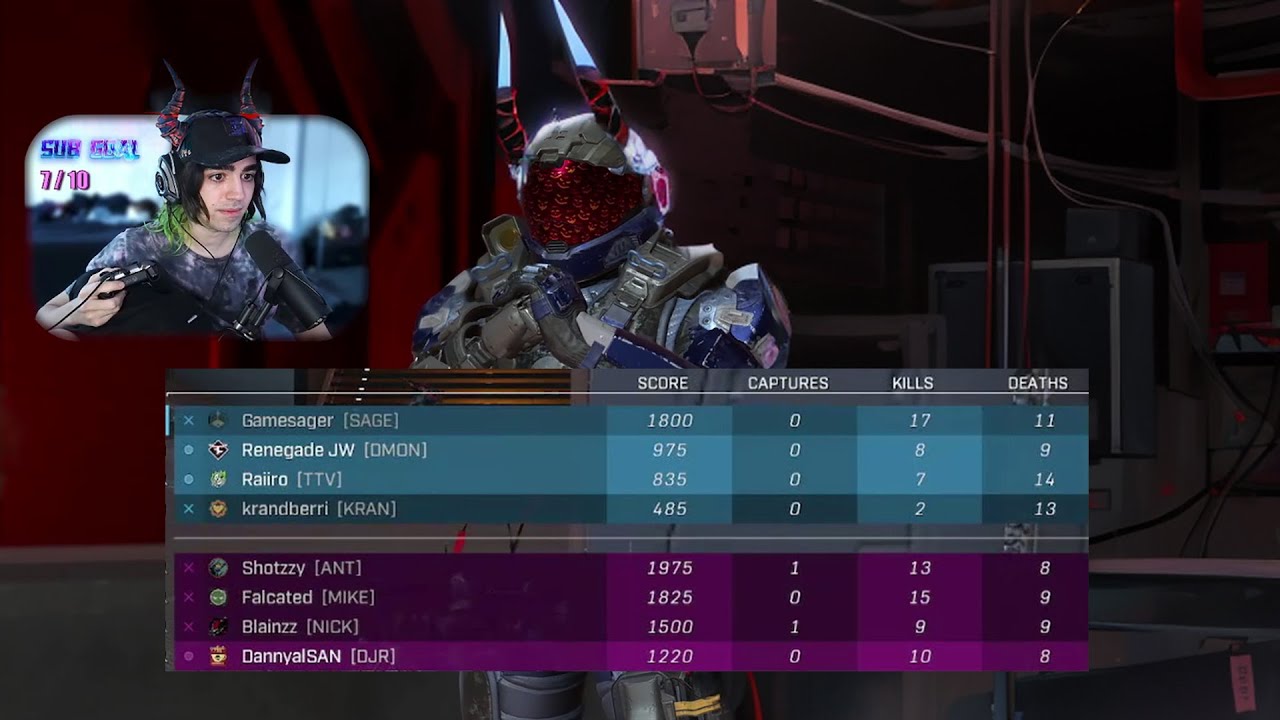 INSANE match vs Falcated and Shotzzy on halo infinite with half mouse ...