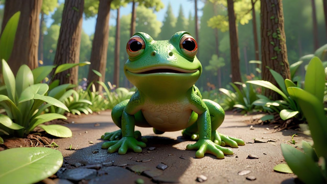 Hop Hop Like a Frog | Fun Animal Movement Song for Kids | Playful ...