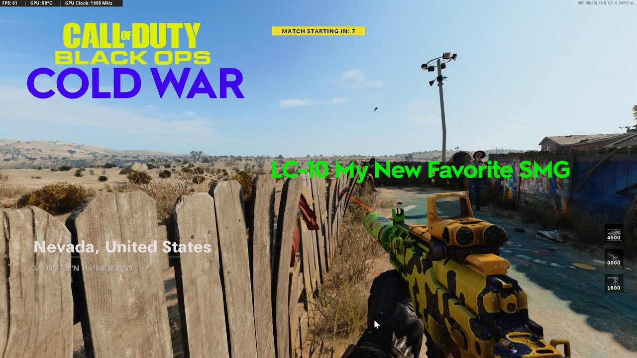 Call of Duty Cold War LC 10 New Favorite SMG Gameplay No Commentary ...