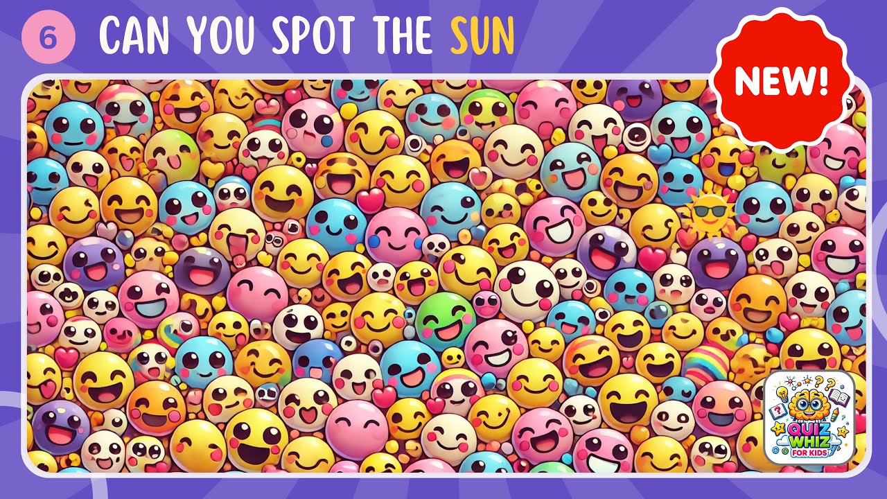 Spot the ODD Emoji Out | Fun Observation Quiz Game for Kids | Quiz Whiz ...
