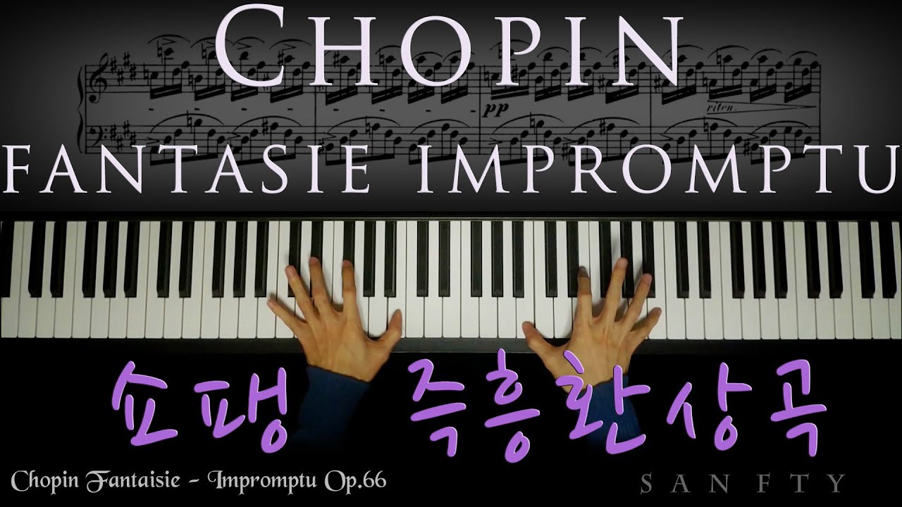 쇼팽 즉흥환상곡 Chopin Fantasie Impromptu Op 66 Youtube