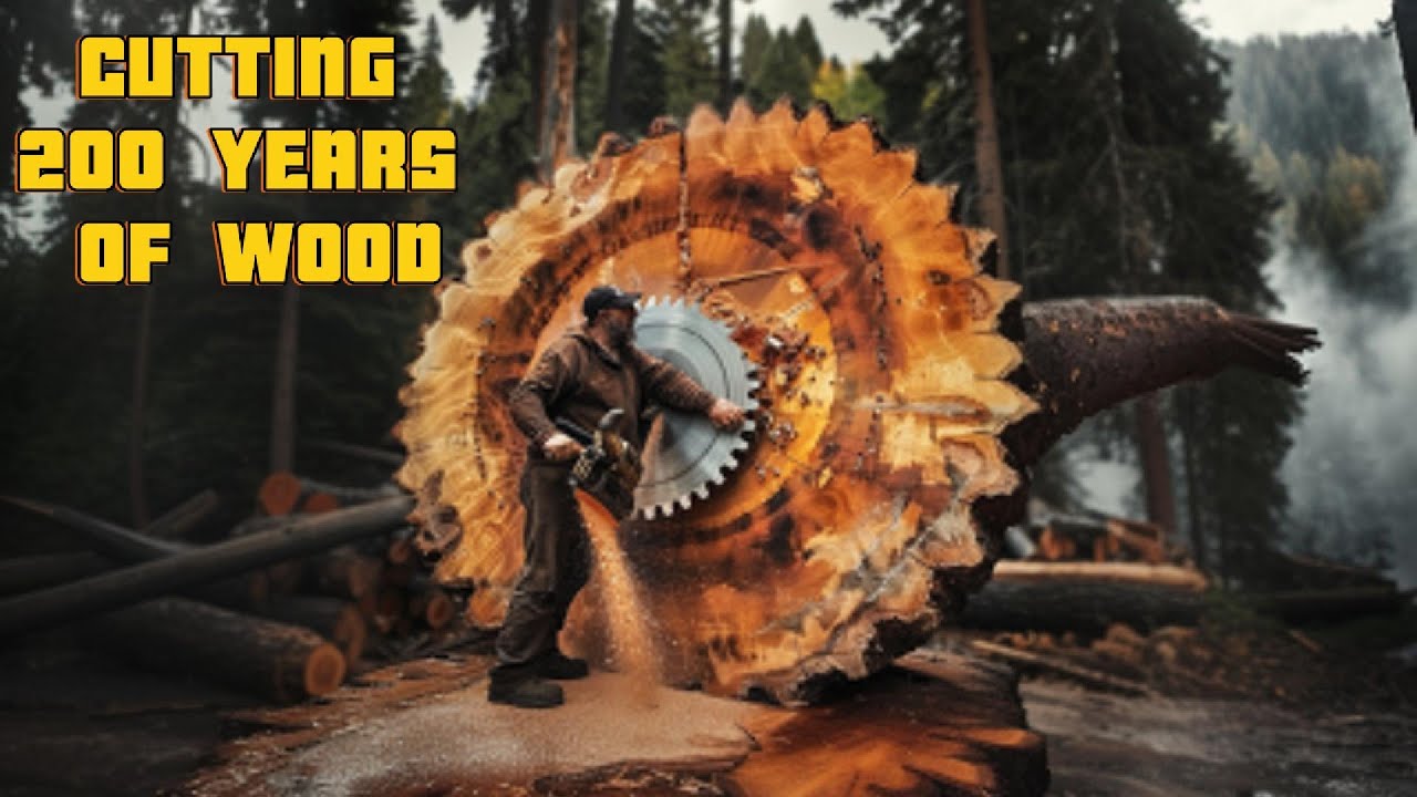 NO. 25. WOOD WORKING TECHNIQUES, MODERN SAW MACHINE. - YouTube