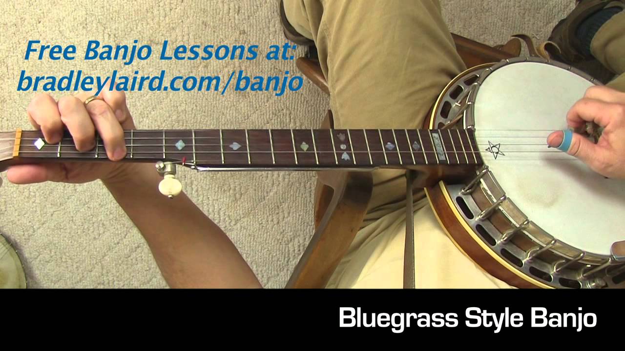 Demo Of Bluegrass Style Banjo Picking Youtube