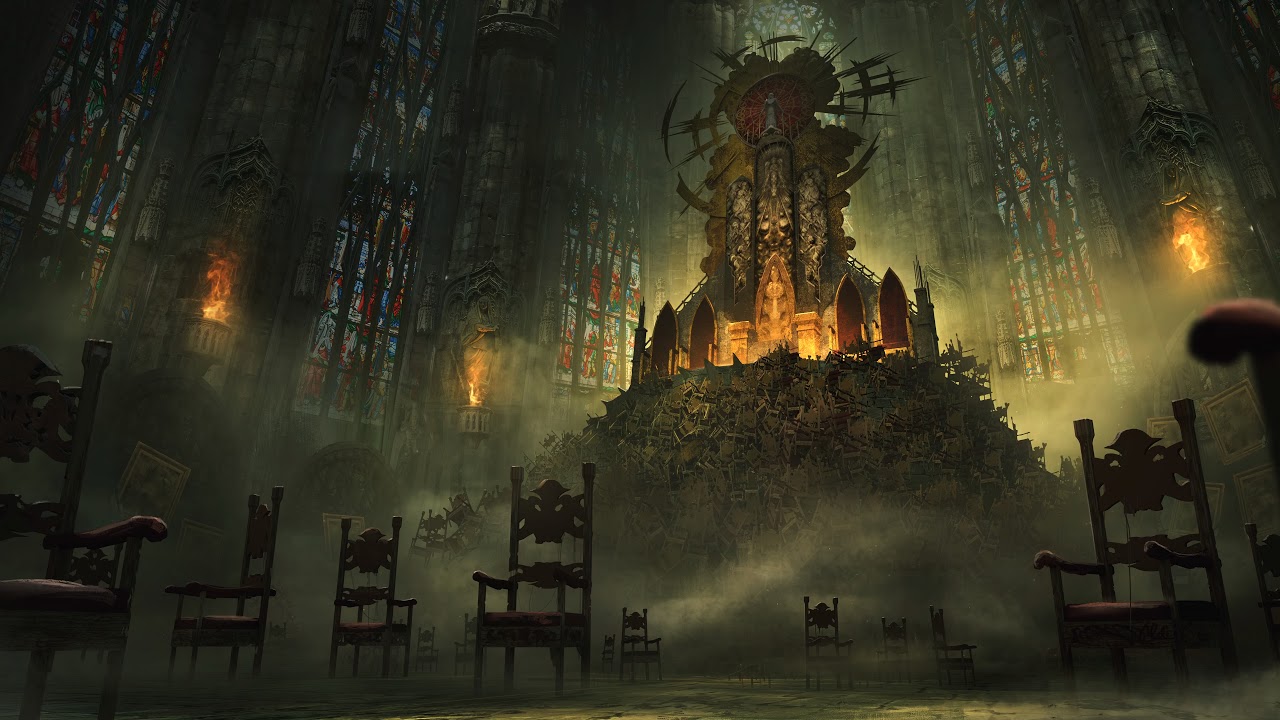 Demon's Souls background | 3 - 4 Throne Room of Yormedaar | 1 hour ...