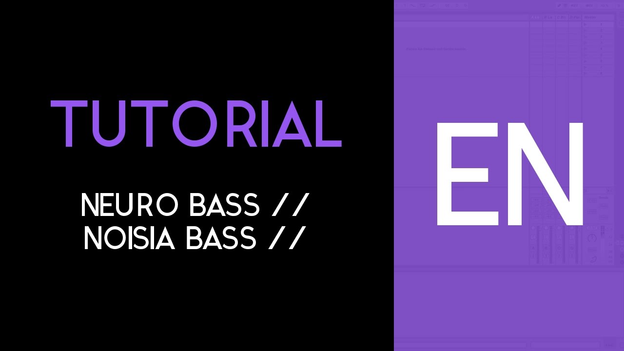 [Tutorial] (English) - Neuro Bass // Noisia Bass Sound - YouTube