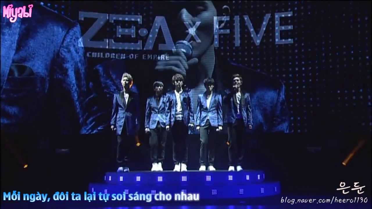 {Vietsub} She's gone - ZE:A Five @ Live 2013 - YouTube