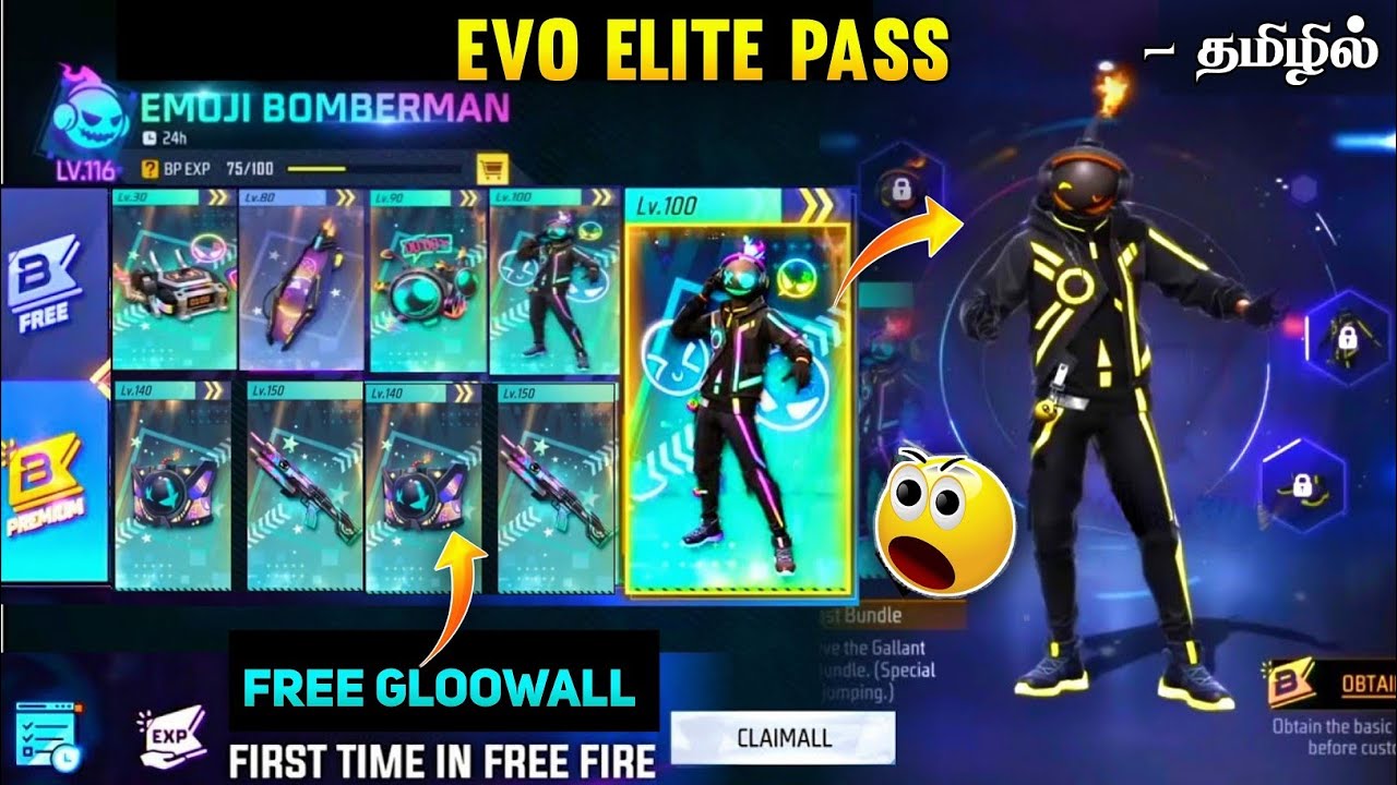 OMG 🤯 EVO ELITE PASS 🔥 EVO ELITE PASS FREE FIRE IN TAMIL | NEW PRIMIUM ...
