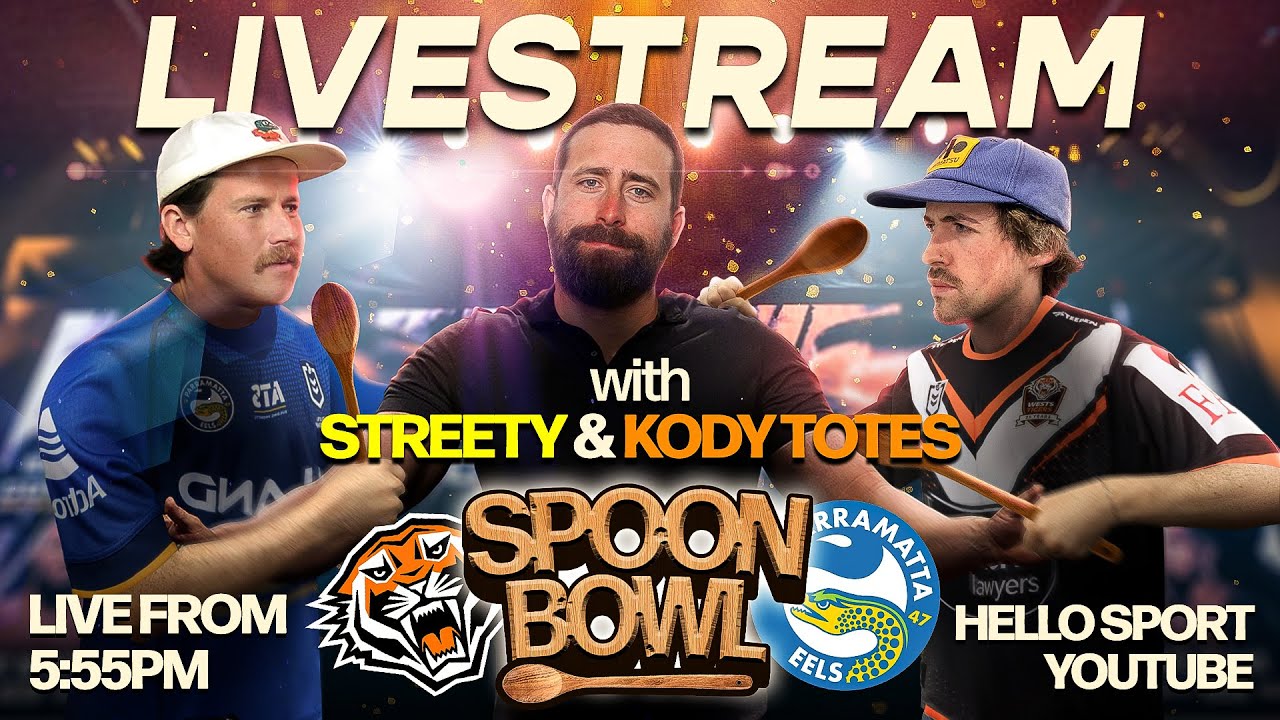 Hello Sport Live | SPOONBOWL: Tigers vs Eels Rnd 27 - YouTube