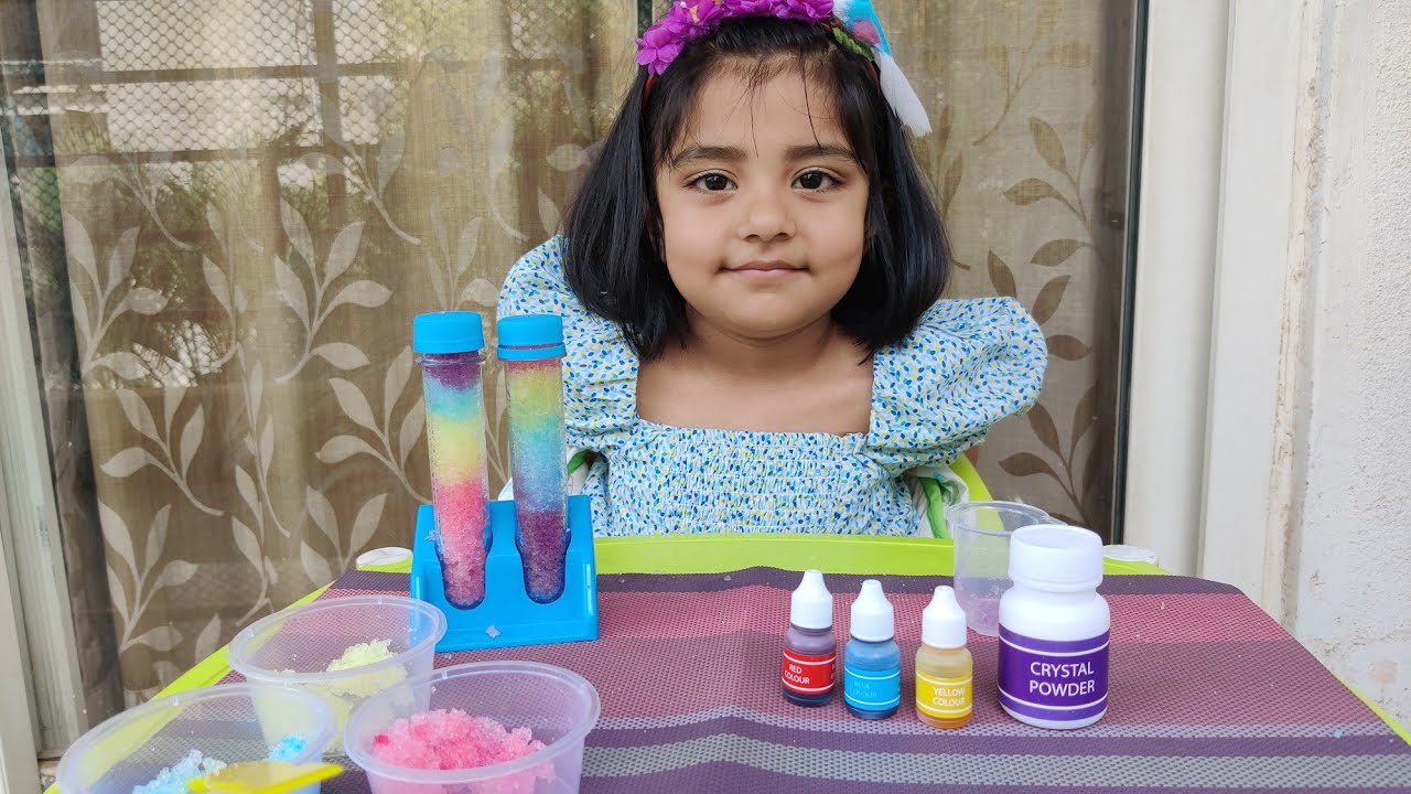 Rainbow test tube experiment 🧪🌈👩‍🔬 - YouTube