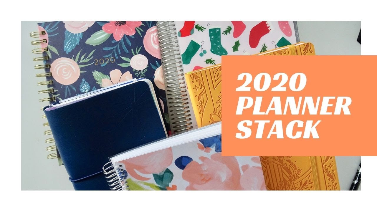 MY 2020 PLANNER STACK - YouTube