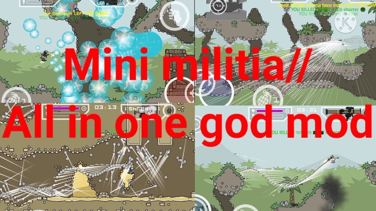 Mini militia all in one God mod hack || latest version || by star ...
