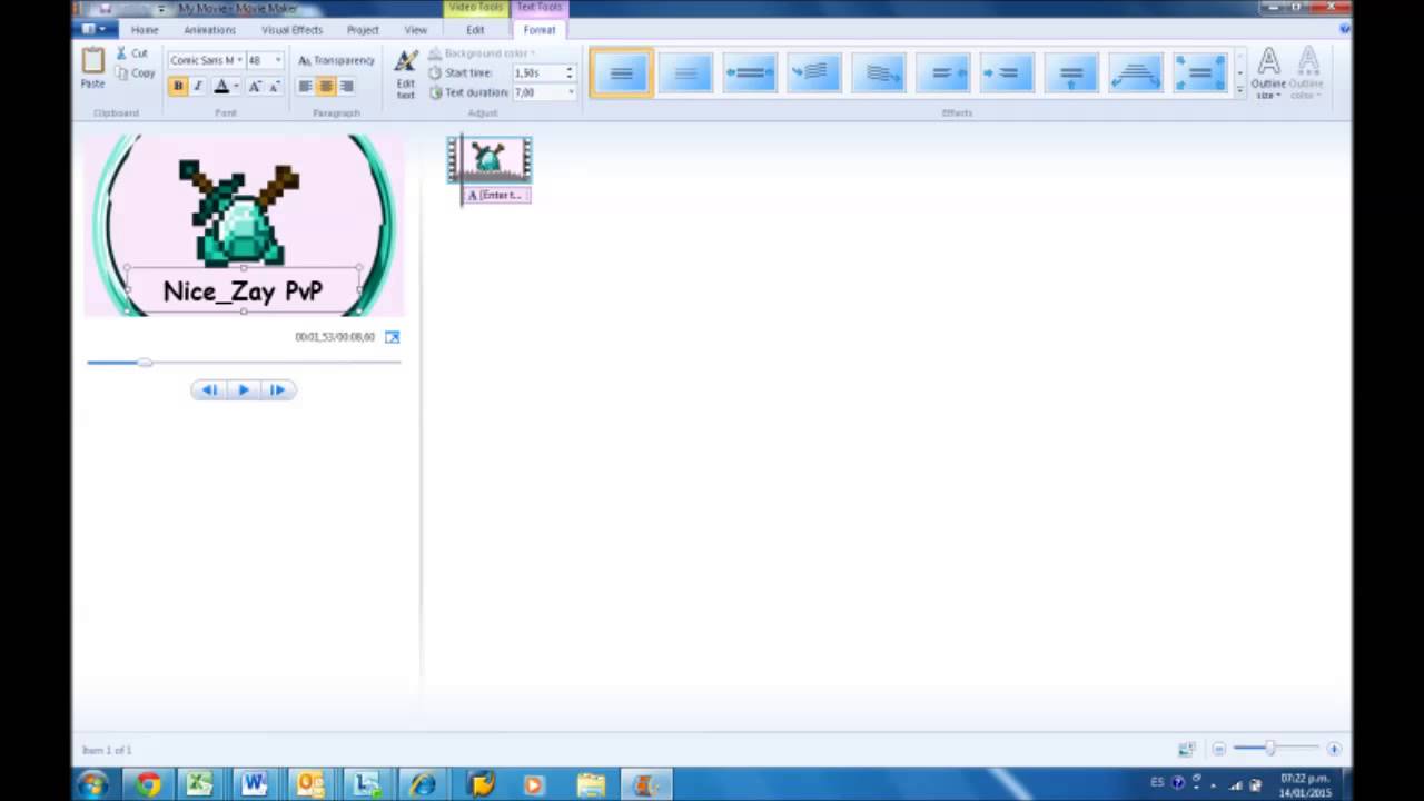 Como editar una intro| Movie Maker| 2015 - YouTube