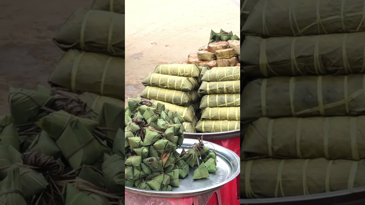 Ansam Cake Khmer traditional - YouTube