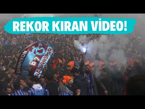 Trabzonspor taraftarının izlenme rekoru kıran videosu..