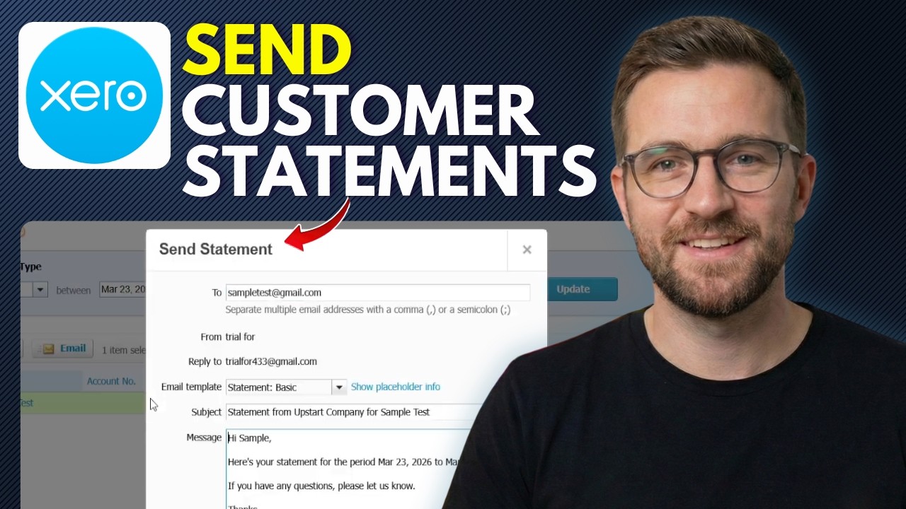 How to Send Customer Statements in Xero (Step By Step 2026) - YouTube