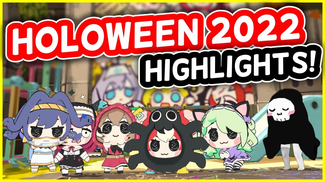 The 𝘽𝙀𝙎𝙏 Moments From HololiveEN's 𝙃𝙖𝙡𝙡𝙤𝙬𝙚𝙚𝙣 𝘾𝙤𝙡𝙡𝙖𝙗 [2022] | HololiveEN ...