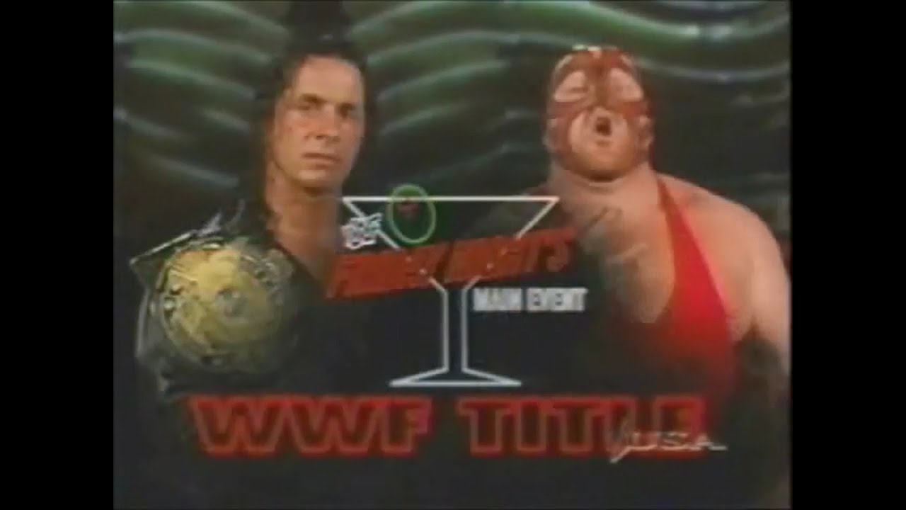 Championship Bret Hart vs Vader Friday Night's Main Event Aug 29th ...